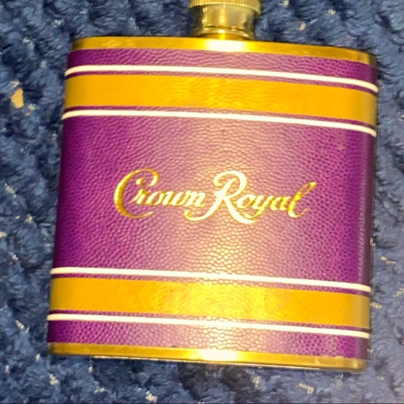 crown royal | Dining | Crown Royal Football Texture Flask | Poshmark